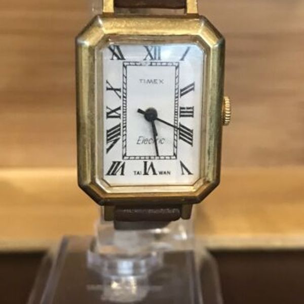 Vintage Rare Timex C Cell Ladies Electric Watch. New Battery. New Band ...