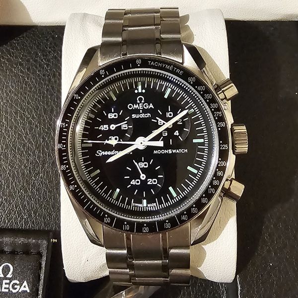 Customized OMEGA x Swatch MoonSwatch â Stainless Steel Mod ...