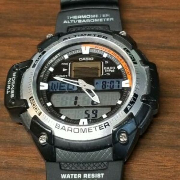CASIO SGW-400H (5176) Twin Sensor Altimeter Barometer 50mm Watch New Battery | WatchCharts