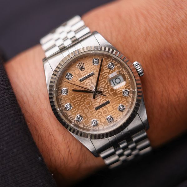 FS: 2000 Rolex Datejust Ref. 16234 | Diamond Copper Jubilee Dial ...