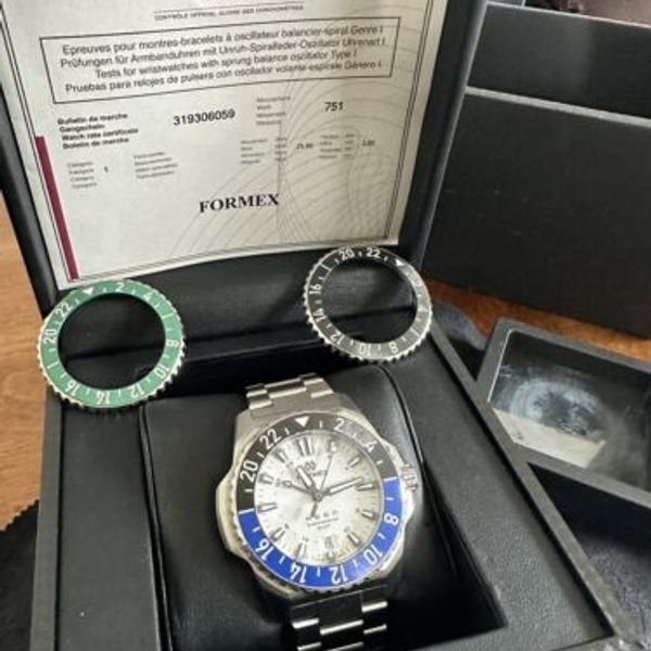 Formex Reef GMT With Boxes, Papers, And Extra Bezels | WatchCharts ...