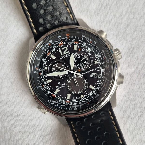 Mens Citizen Eco Drive Promaster Radio Contolled Pilot Style ...