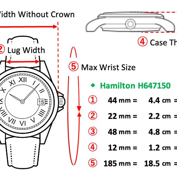 [N MINT w/Box] Hamilton Khaki Aviation Pilot H647150 46mm Day/Date AT ...
