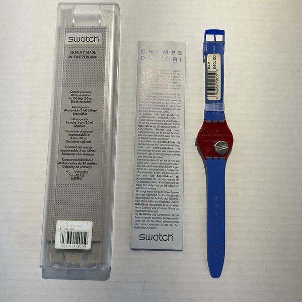 Vintage Swatch GR134 â Champs De ZÃ¼riâ 1997 | WatchCharts Marketplace