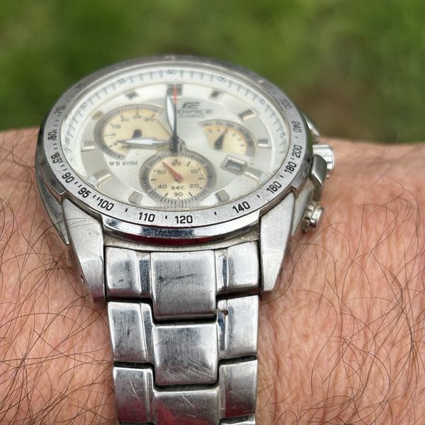 EF-521 Casio Edifice Chronograph Daydate Quartz Men Watch | WatchCharts ...