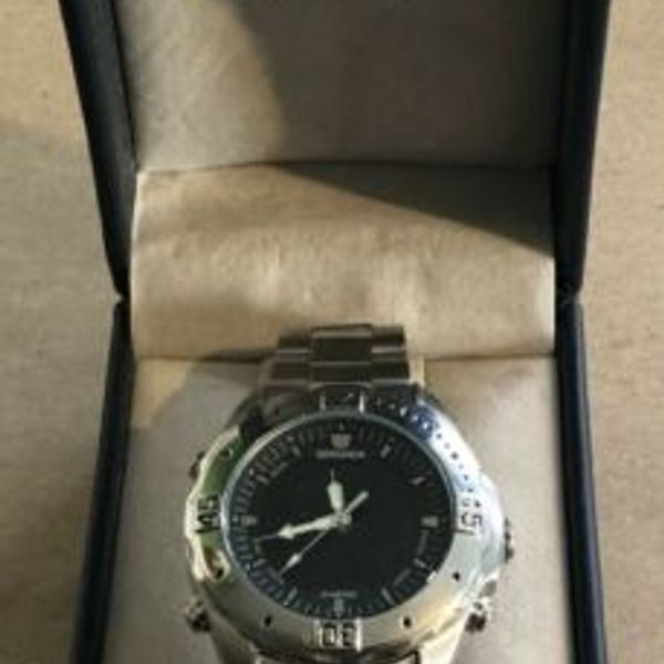 STYLISH CASED SEKONDA STAINLESS STEEL 50 METRES WRIST WATCH 03412 ...