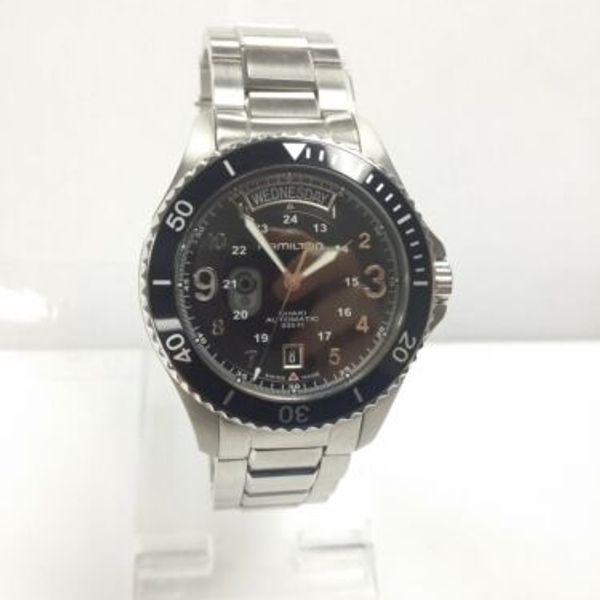 Hamilton Khaki King Scuba Day Date Sport Stainless Steel Watch for Men ...