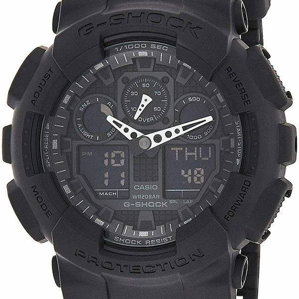 Casio G-Shock GA100-1A1 Black G Shock Watch New | WatchCharts Marketplace
