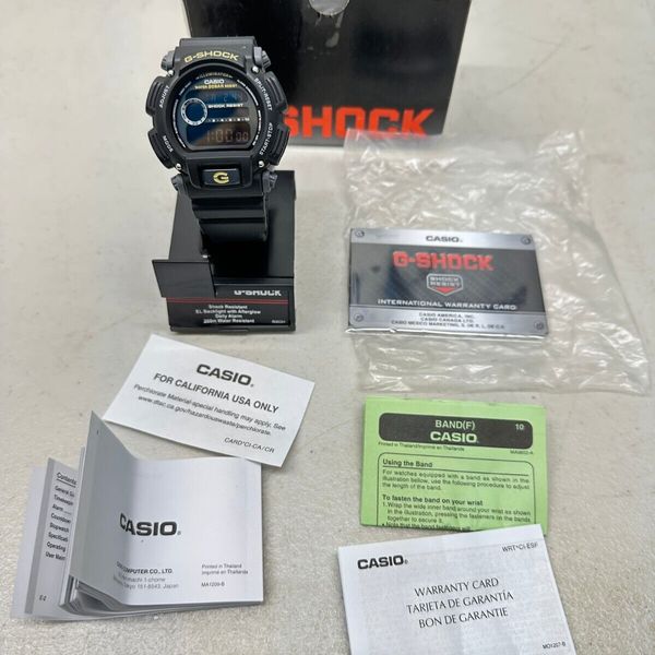 Casio G-shock Digital Watch Alarm Timer Stopwatch DW 9052V 1 - NEW ...