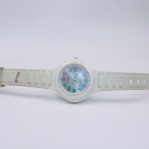 CASIO SOLAR POWERED WOMEN'S Wristwatch Classic $1.00 Auction TICKING ...