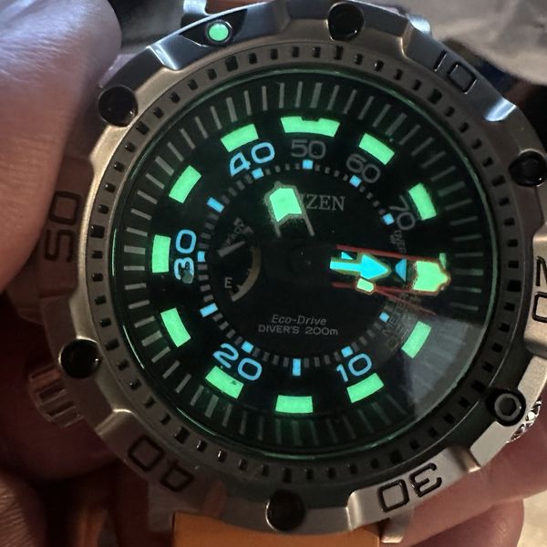 Citizen Promaster Aqualand Eco-Drive BN2024-05E Depth Meter Diver w ...