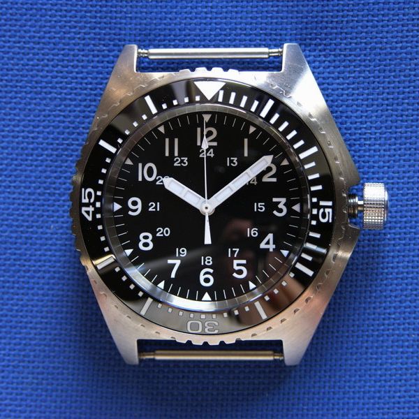 Sold: custom Karlskrona Baltic Shield with MkII Type II dial and hands ...