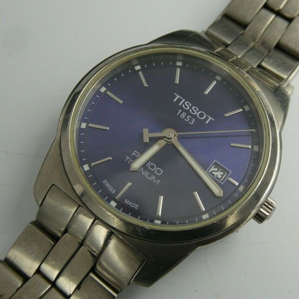 Tissot PR100 Titanium Swiss Made quartz gents watch 100m T049410A ...