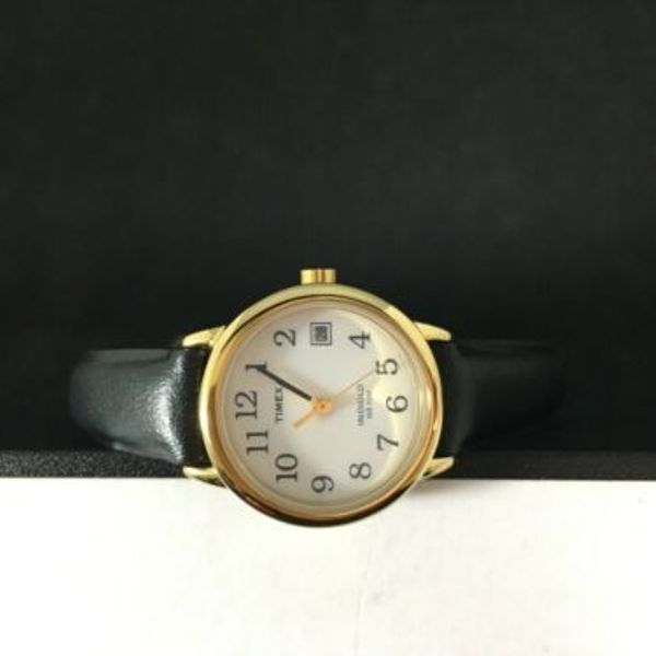 Timex Women's Easy Reader Leather Watch - T2H341 | WatchCharts