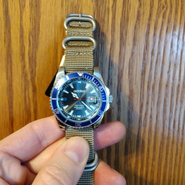 Addies -Diver Style Men's Watch - 30m WR, & Citizen Miyota Quartz ...