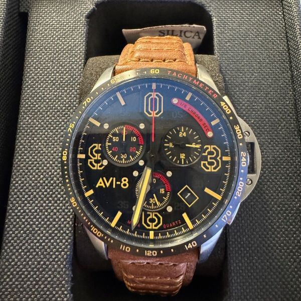AVI-8 P-51 Mustang Tuskegee Airmen Chronograph Limited Edition ...