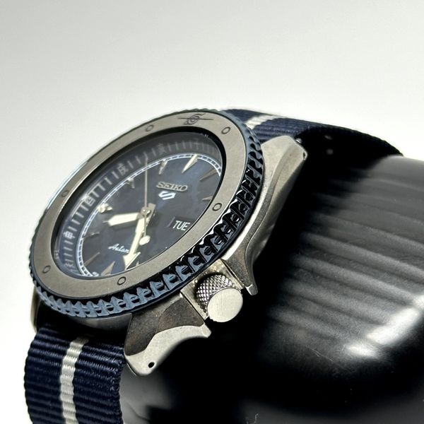 Seiko 5 Sports Naruto & Baruto Limited Edition Sasuke Blue Mens Watch ...