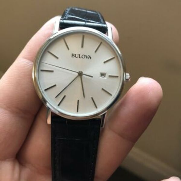 Bulova Men's 96B104 Stainless Steel Dress Watch | WatchCharts