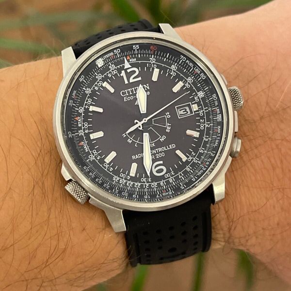 Citizen Promaster Eco-Drive Radio Controlled Solar H461 WR-200 Men's ...