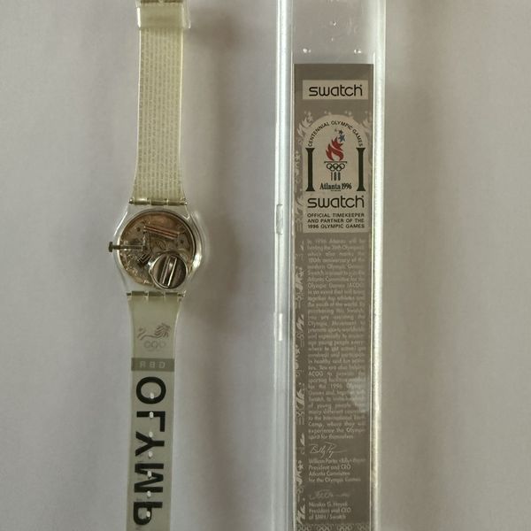 Swatch Atlanta 1996 USA Olympic Great Britain Team Limited Edition ...