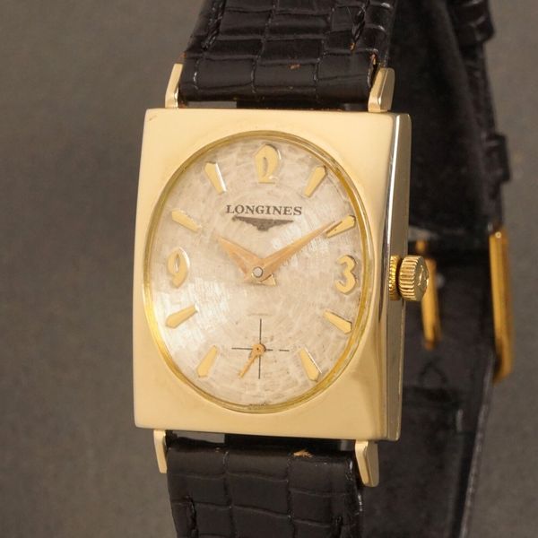 Stunning 1962 Longines 10K Gold Filled Man's Rectangular Watch Oval ...