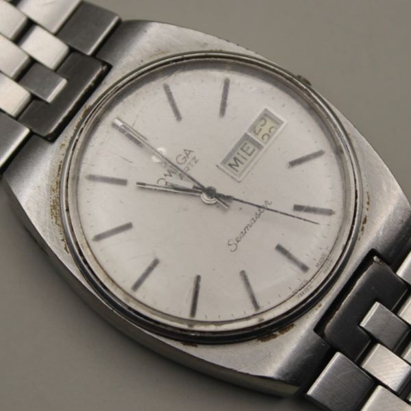 Rare Vintage OMEGA SEAMASTER Gents Ref 196.0084 Quartz - Cal 1345 For ...