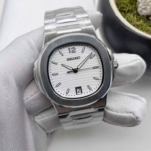 Seiko Nautilus Mod White Dial | WatchCharts Marketplace