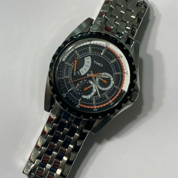 Mens Timex Stainless Steel Watch Wristwatch SR920SW | WatchCharts