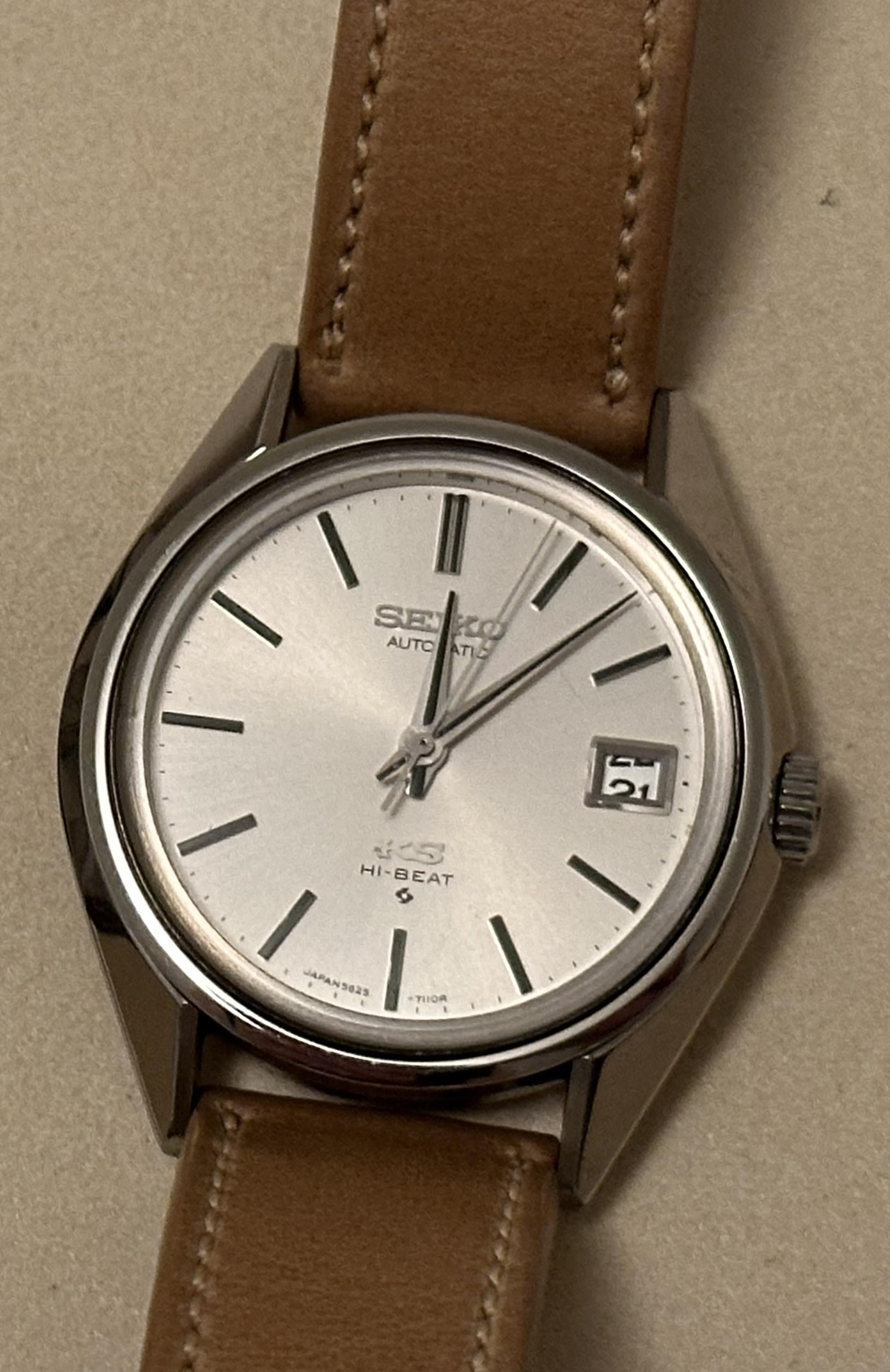 [WTS] King Seiko 56KS Hi-Beat ref. 5625-7113 circa March 1975 w/ Hodinkee Strap | WatchCharts ...
