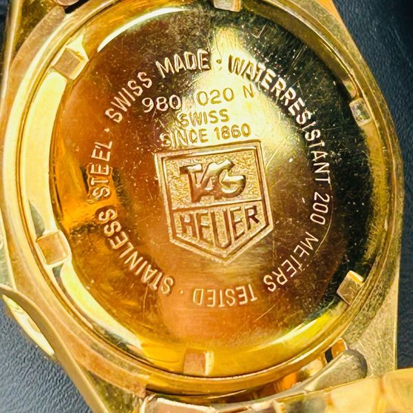 tag heuer 1000 professional gold | WatchCharts Marketplace