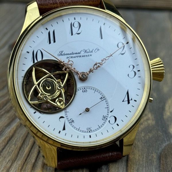 IWC Pocket watch Movement Enamel Dial Open Heart Marriage Watch ...