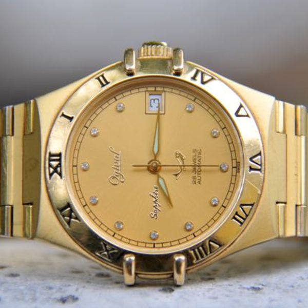 Ogival Automatic Diamond Marker Omega Constellation Homage $275 pp'd ...