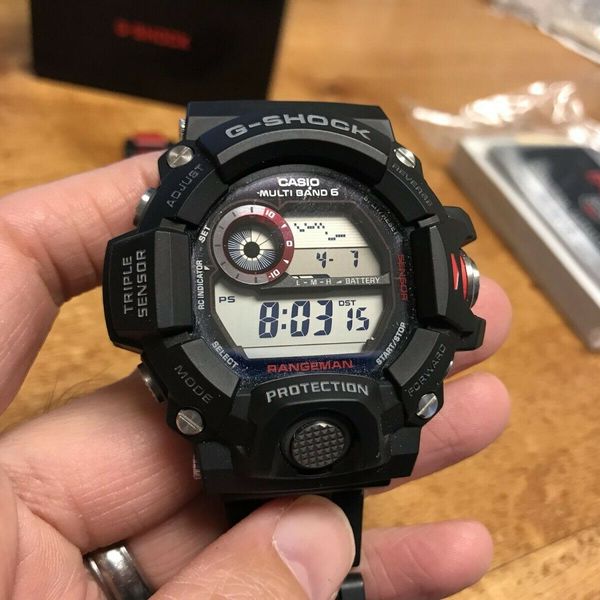 Unique Casio G-Shock GW9400-1 Rangeman with Combi Bracelet ...