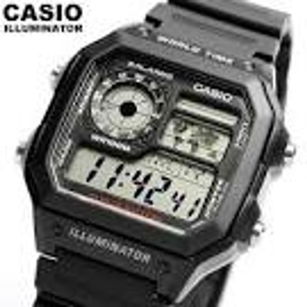 Casio Men's World Time Watch - AE1200WH-1AV $12.00 | WatchCharts ...