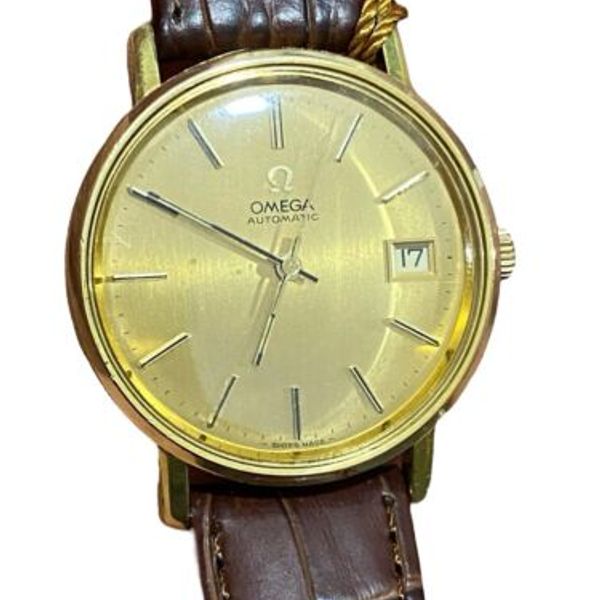 Omega Automatic 36mm Plaque Gold.cal. 1012 automatic movement ...