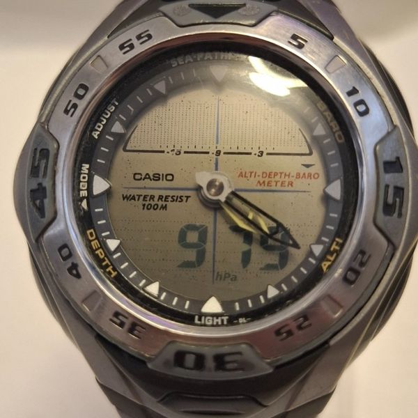 Casio Sea-Pathfinder SPF-60D Digital And Analog, With A Pressure Sensor ...