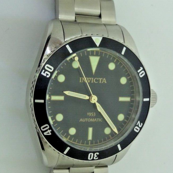 INVICTA 1953 PRO DIVER MEN'S AUTOMATIC 40MM BLACK DIAL SS WATCH 31290 ...