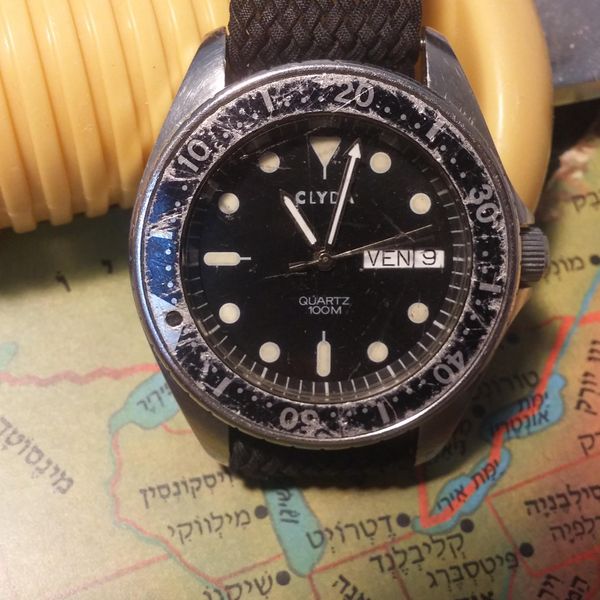 FSOT: CLYDA FRENCH DIVER WATCH! POSSIBLY MILITARY ISSUED! | WatchCharts ...