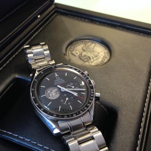 Pre-Owned Omega Apollo 11 Limited Edition Moon Watch | WatchCharts ...