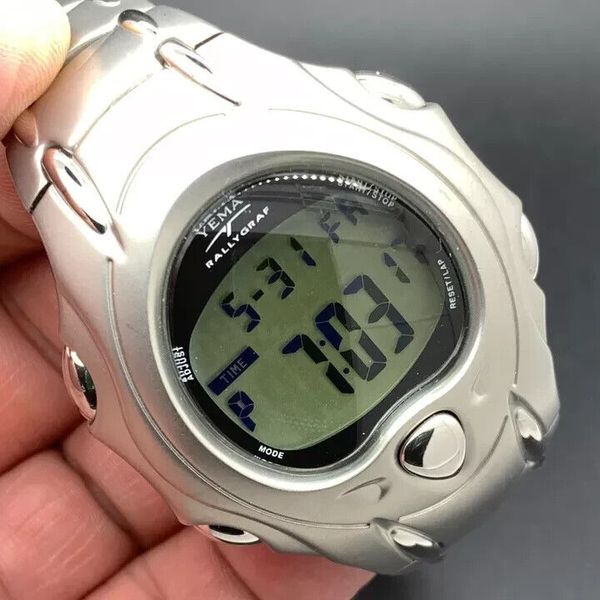 FRENCH RARITY! YEMA 'RALLYGRAF' W650 DIGITAL CHRONOGRAPH. NOS ...