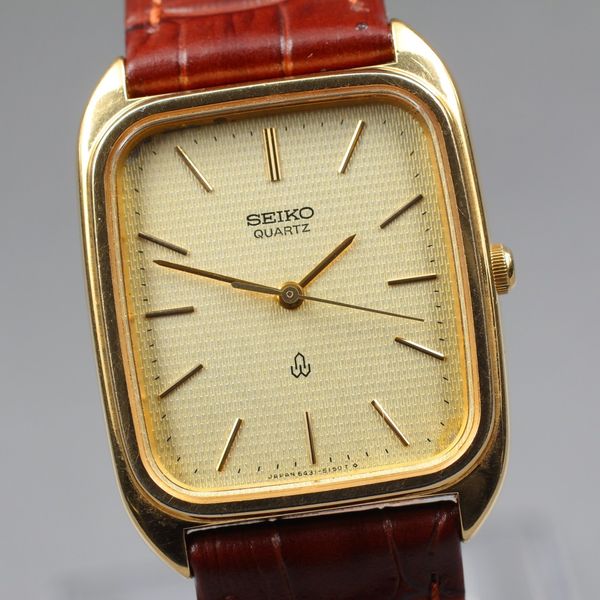 [Exc+5] Vintage Seiko Chariot 6431-5080 Gold Dial Mens Watch Quartz From JAPAN | WatchCharts ...