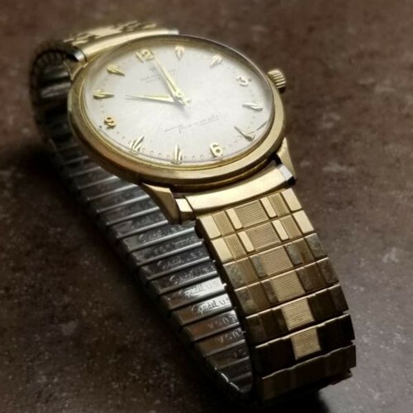 Hamilton Masterpiece Thin O Matic Automatic 10K Gold Filled Watch ...