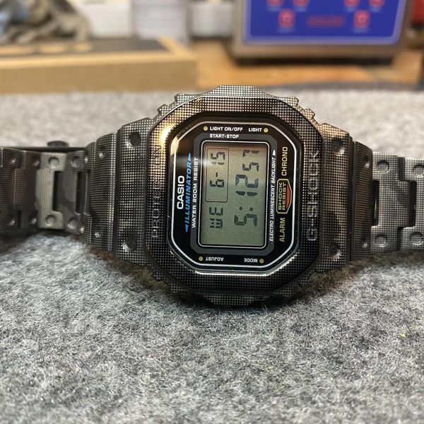[WTS] Casio G-Shock 5600 Titanium Camo mod | WatchCharts