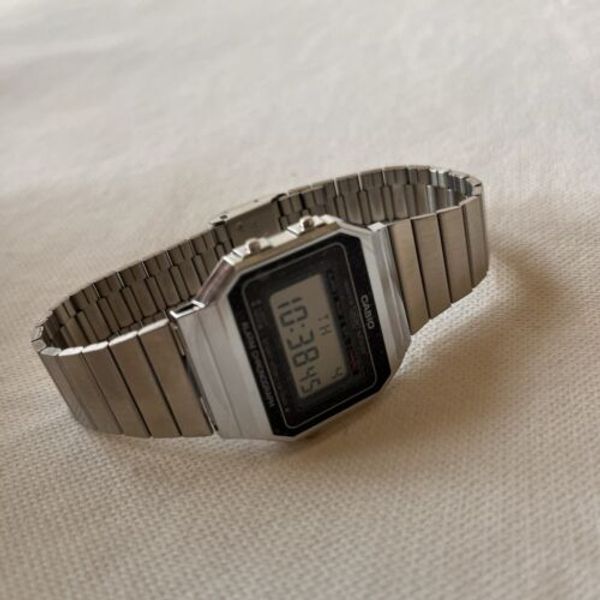 Casio Men's Watch - A700W-1A Steel Strap | WatchCharts Marketplace
