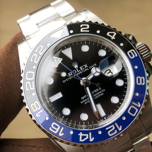 rolex gmt master ii Rootbeer Pepsi Batman Batgirl Guinness 116710LN ...