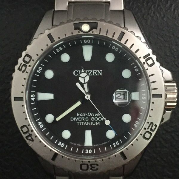 Citizen Titanium ProMaster Diver Limited Edition Watch BN0141-53E Rare ...