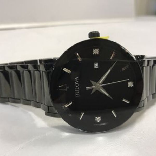BULOVA Modern Diamond Men's Watch - 98D144 MSRP: $425 | WatchCharts