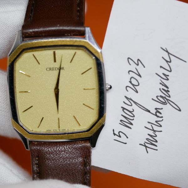 [WTS] Seiko Credor Square 'Tank' Quartz for $139 | WatchCharts Marketplace