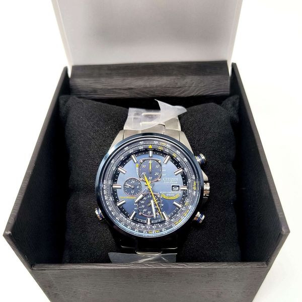 Citizen AT8020-54L Blue Angels World Chronograph Radio Controlled Men's ...