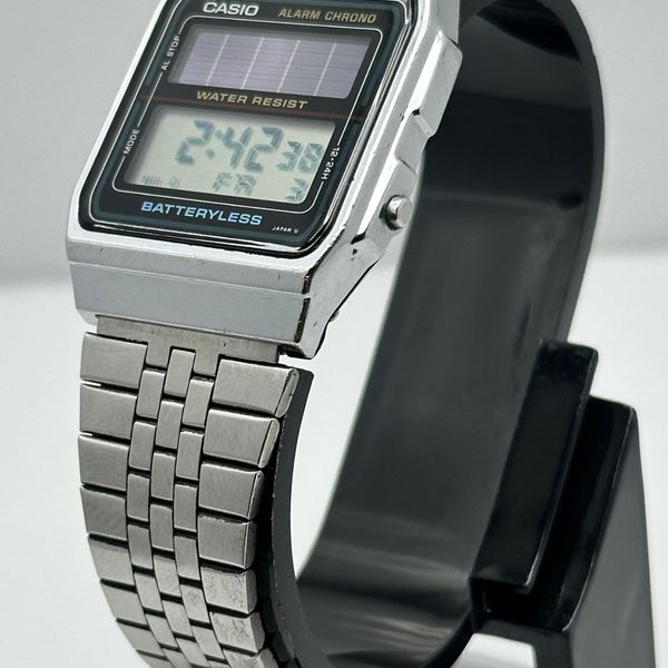 Vintage Digital Casio Alarm Chrono AL-180 Batteryless Japan Made Men's ...